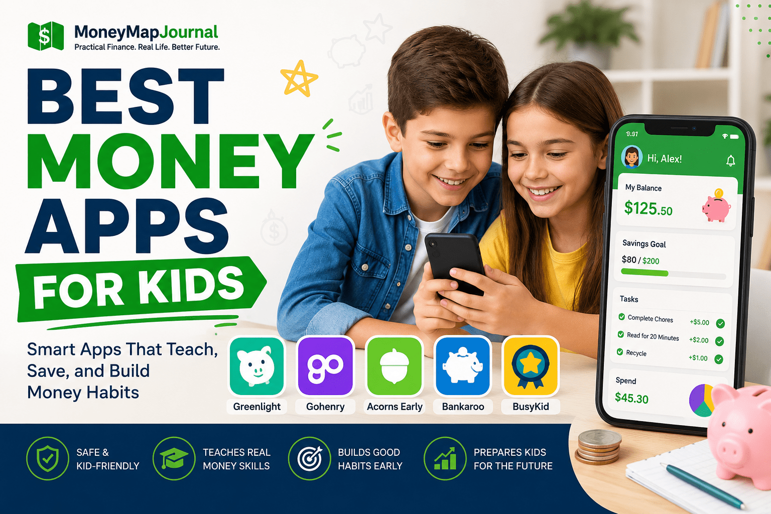 Best Money Apps for Kids in 2026 - MoneyMapJournal